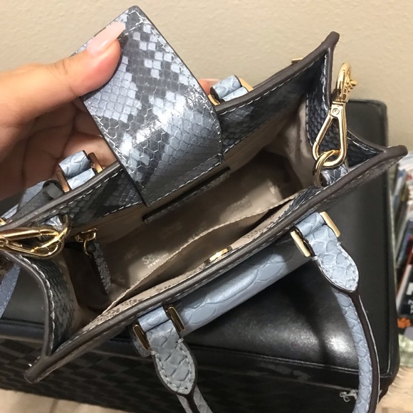 Michael Kors | Bags | Michael Kors Snake Print Bridgette Purse | Poshmark